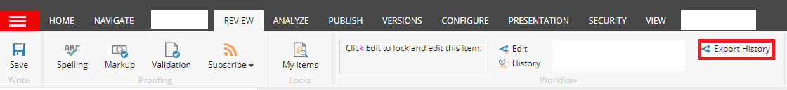 Export Sitecore Workflow History