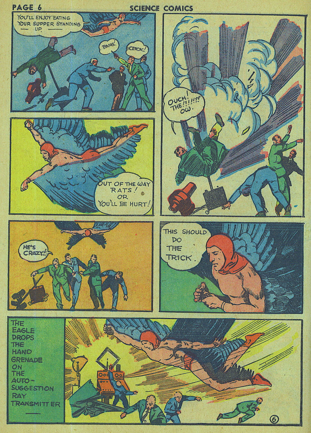 Four-Color Shadows: The Eagle-Emil Gershwin-1940