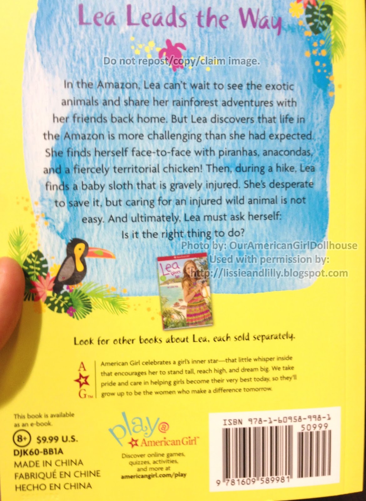 Lissie & Lilly: Photos of Girl of the Year 2016 Lea Clark's 2nd Book