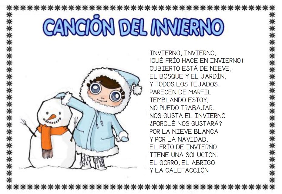 MI CLASE DE INFANTIL: INVIERNO