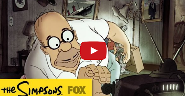 Director Sylvain Chomet Does 'The Simpsons' Latest Couch Gag