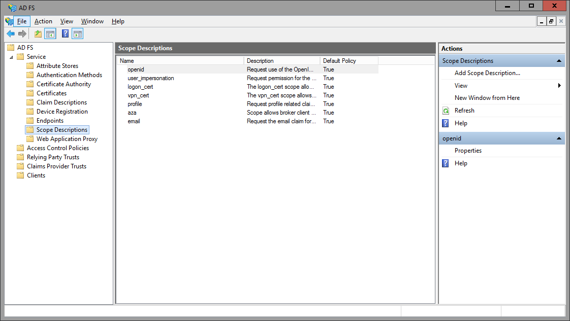 IdM実験室: [AD FS]Windows Server Technical Preview 2のAD FSファーストレビュー（管理GUI編）