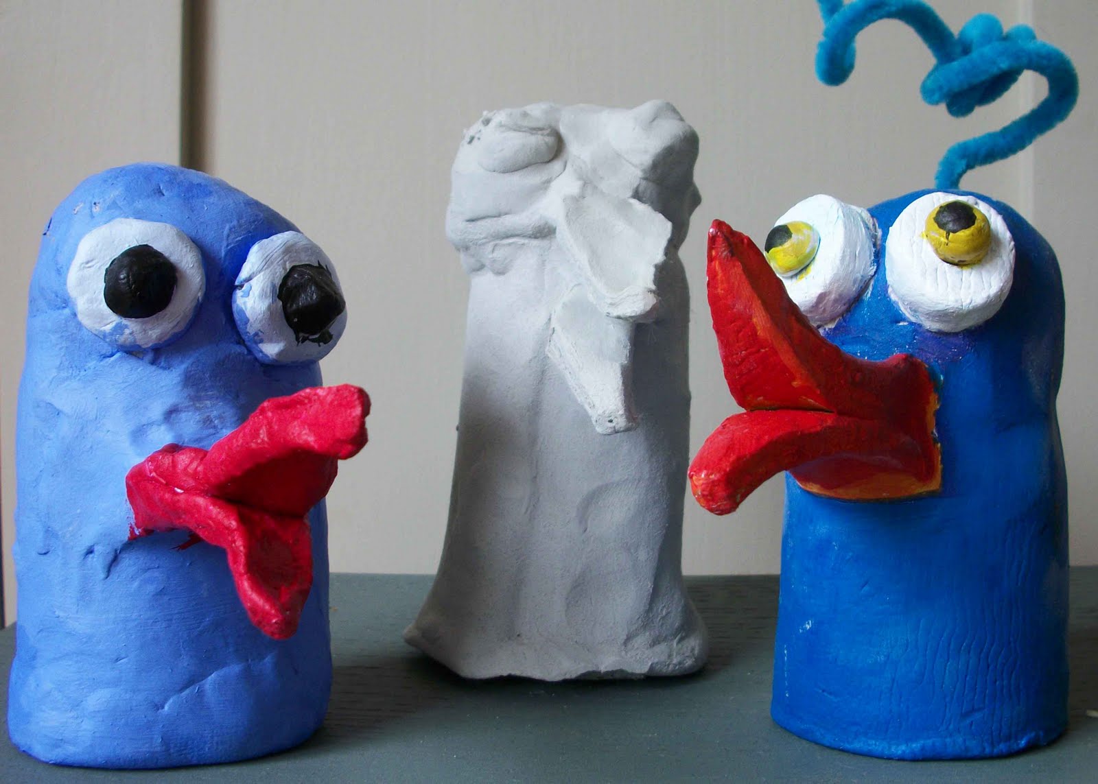 Art Box Workshops for Children: How to make clay monsters using air dry ...