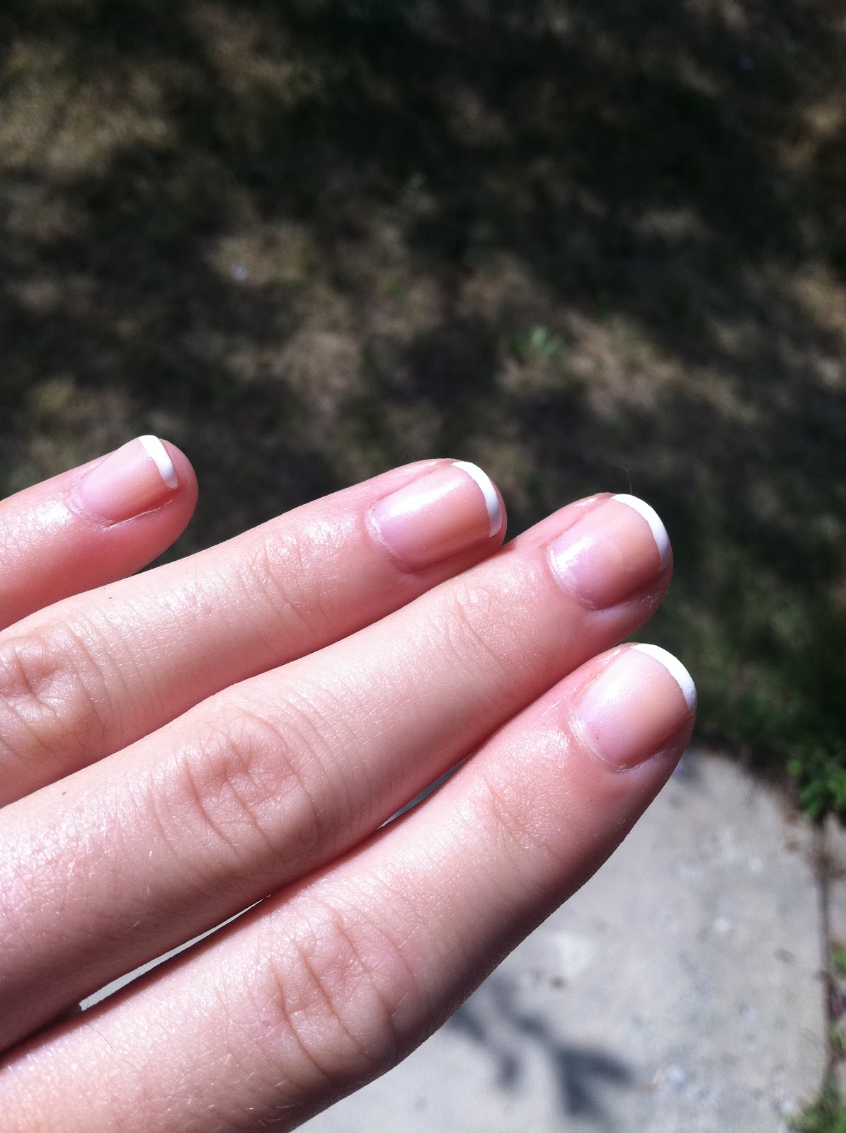 Foxy Lady Beauty: French Tip Shellac Nail Polish