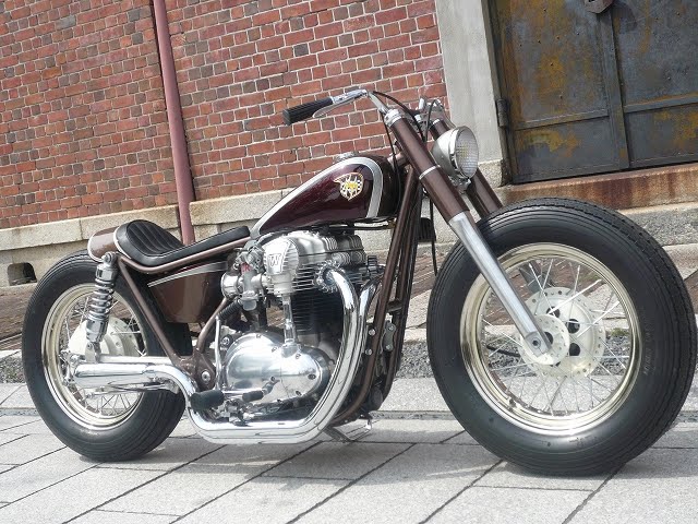 Angeland Thrills: Kawasaki W650 Bobber by Gravel Crew