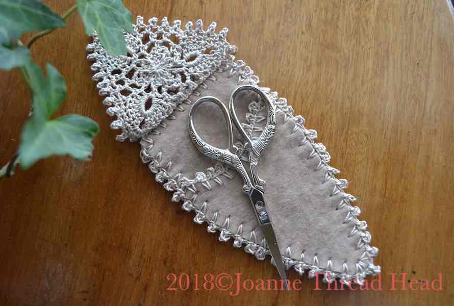Thread Head: Crochet Scissor Case