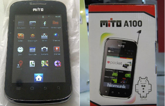 Teknologi Informasi: Mito A100, Smartphone Android Lokal Dengan Harga ...