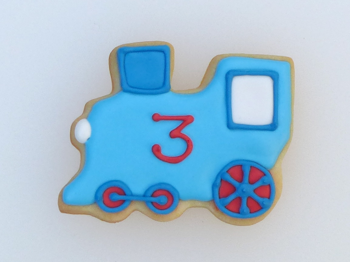 Nina's Show & Tell: Train Cookies