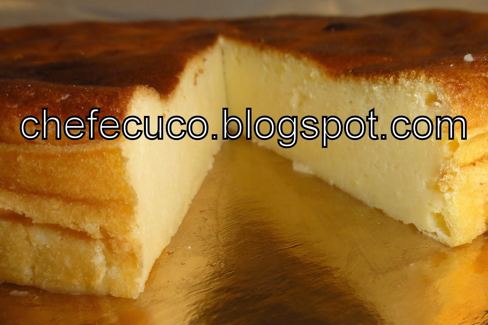 O mundo da culinária: Bolo de queijo fresco batido