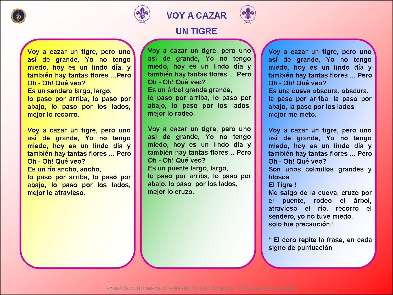 Fases Scout: Cancionero Scout