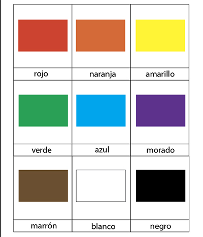 Imprimible tarjetas Montessori "Los Colores" | El Método Montessori