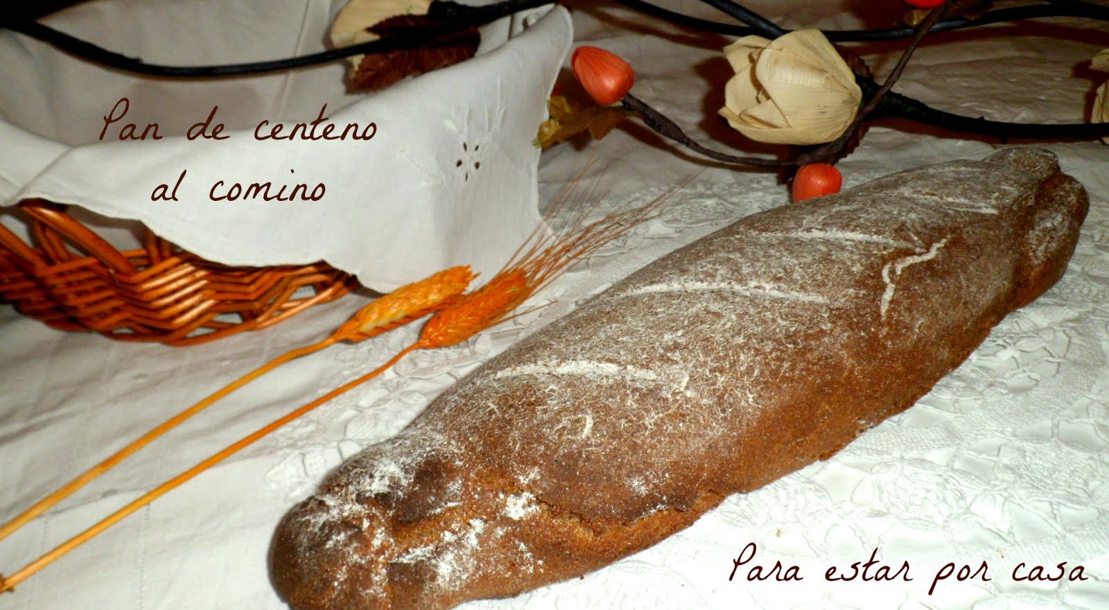 Para estar por casa: Pan de centeno al comino