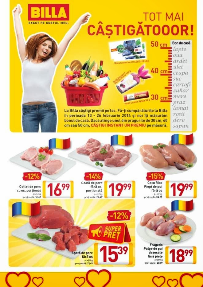 Catalog oferte si promotii: Oferta Billa 13-19 februarie 2014