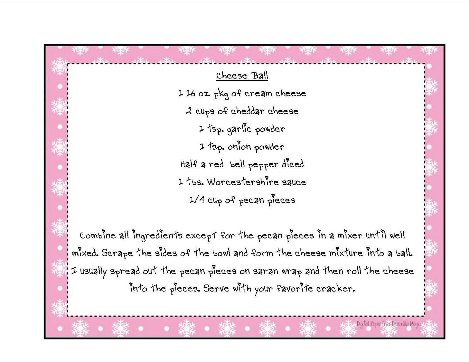 Recipe Linky Party