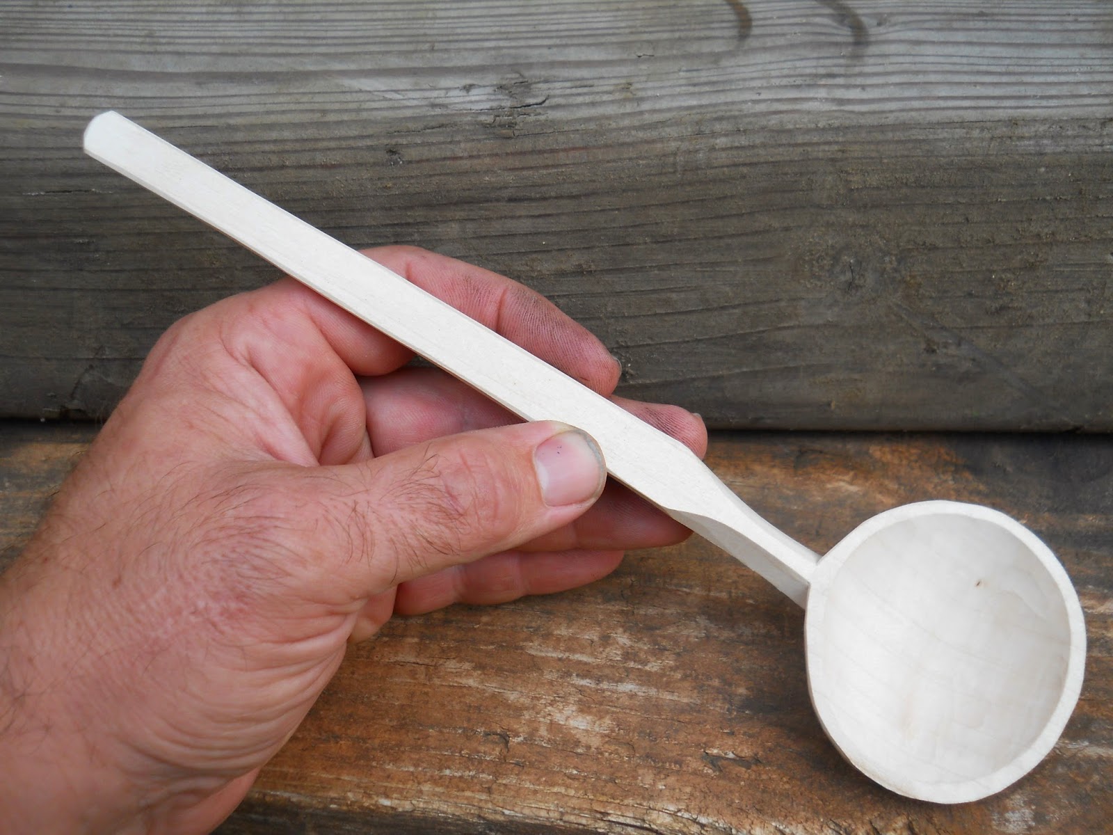 Visiting Barn the Spoon, spoon carving at his shop on Hackney Road in ...