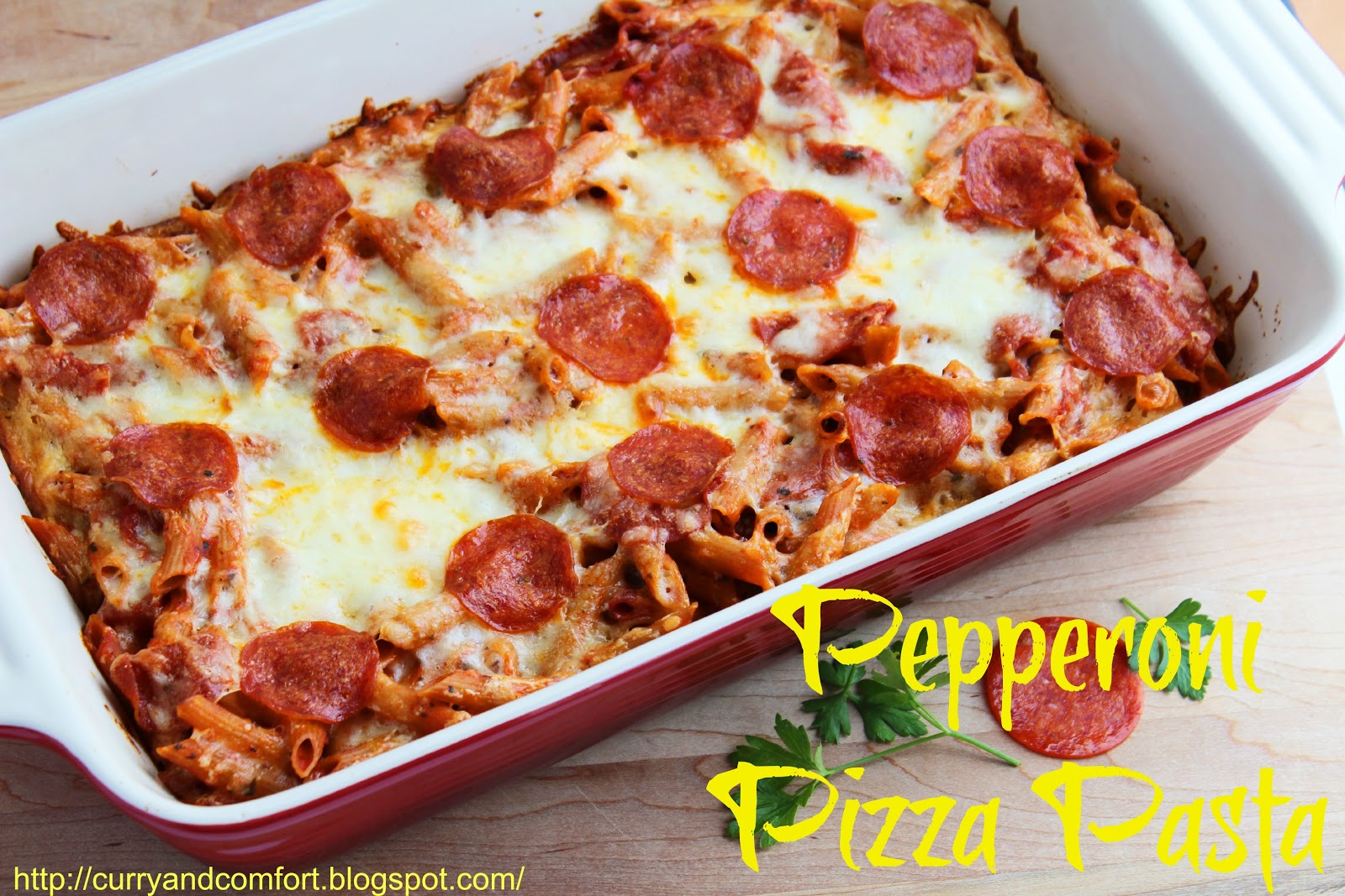 Kitchen Simmer: Pepperoni Pizza Pasta