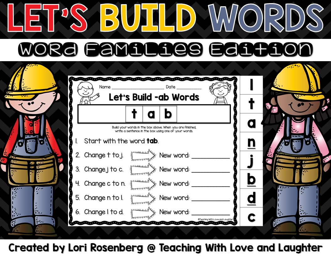 Teaching With Love and Laughter: Building Words Helpful Hints