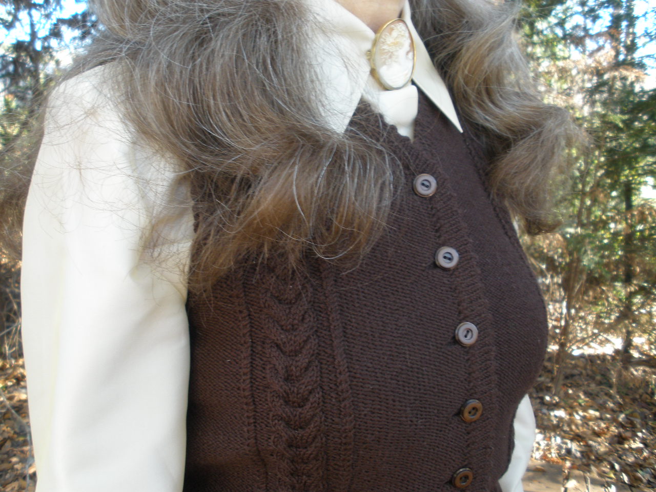 MARIETTE'S BACK TO BASICS: {My Hand Knitted Vest}