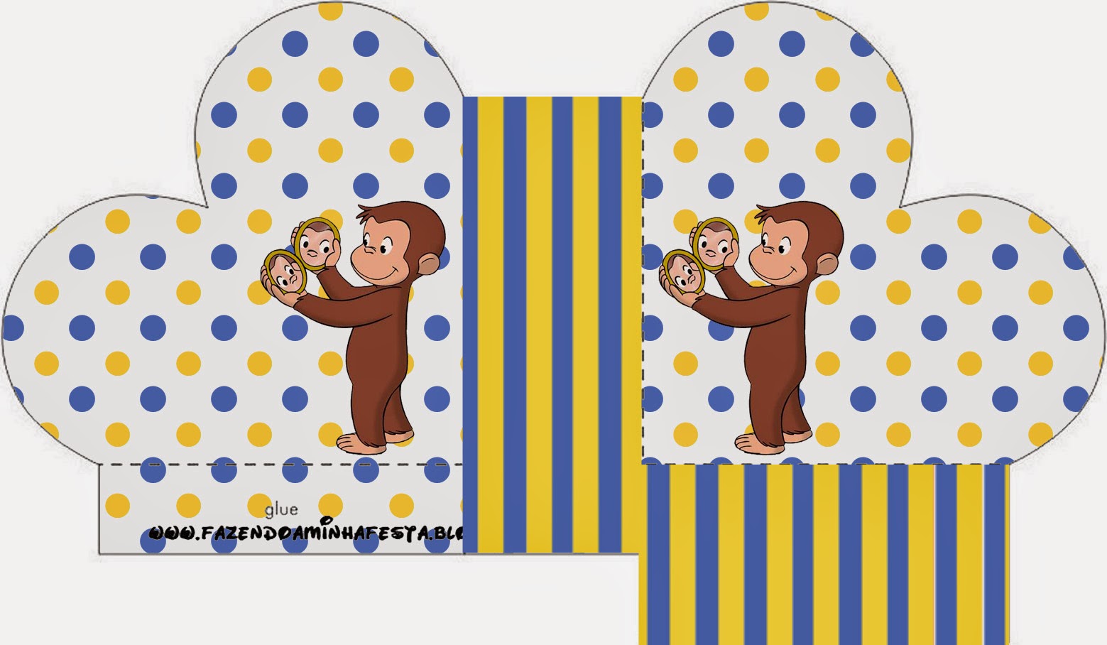 Curious George: Free Printable Boxes. - Oh My Fiesta! in english