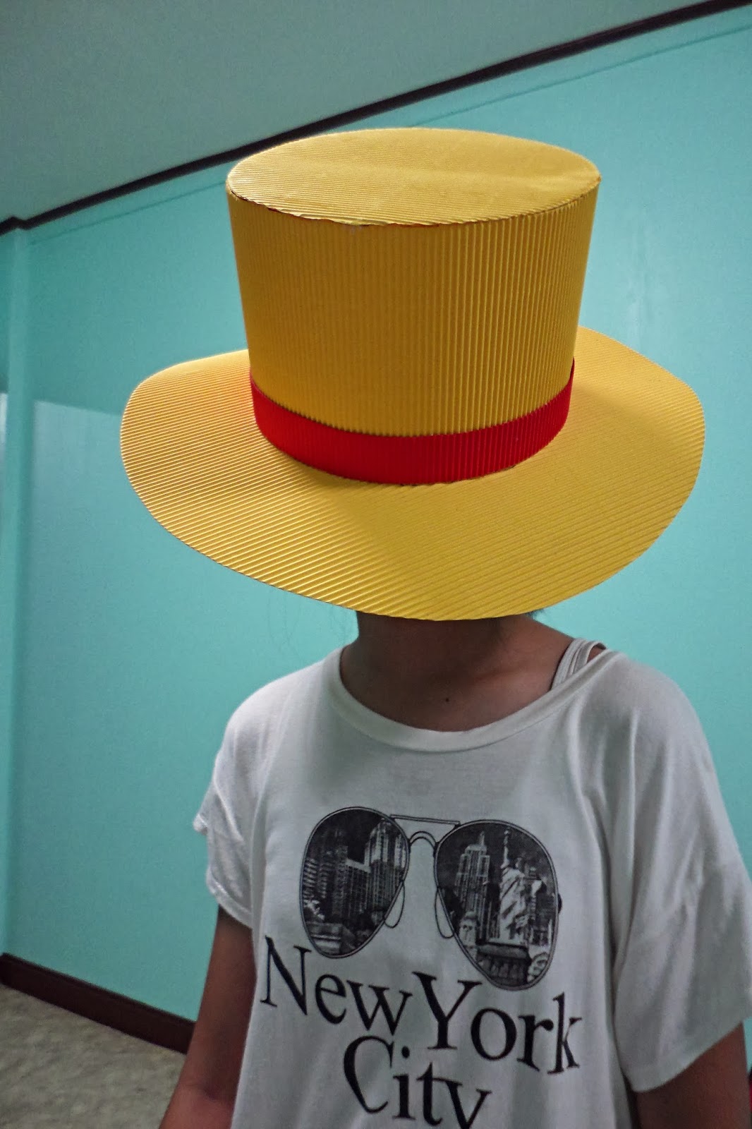 Cooking and Craft Classes by Teacher Jeab: Corrugated Paper Hats - หมวก ...