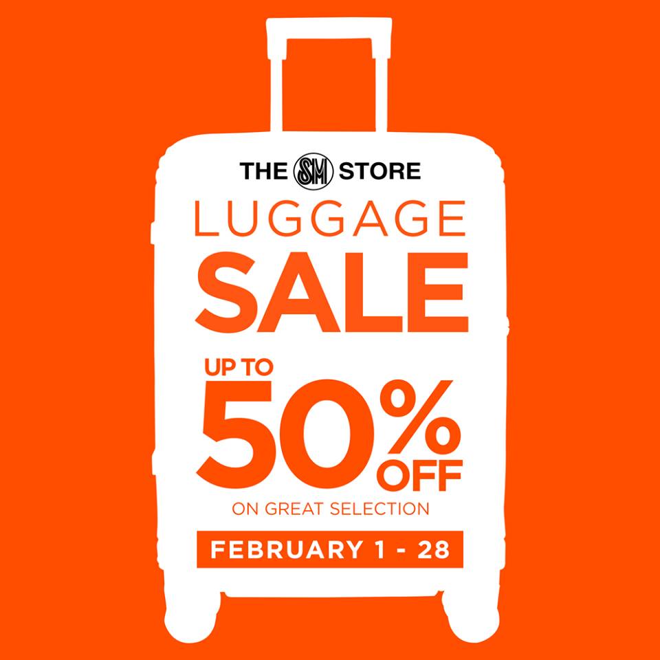 Manila Shopper: SM Store Luggage SALE: Feb 2019