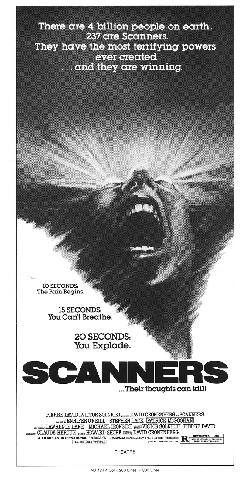 The Celluloid Highway: Press Book Collection - Scanners (1981)