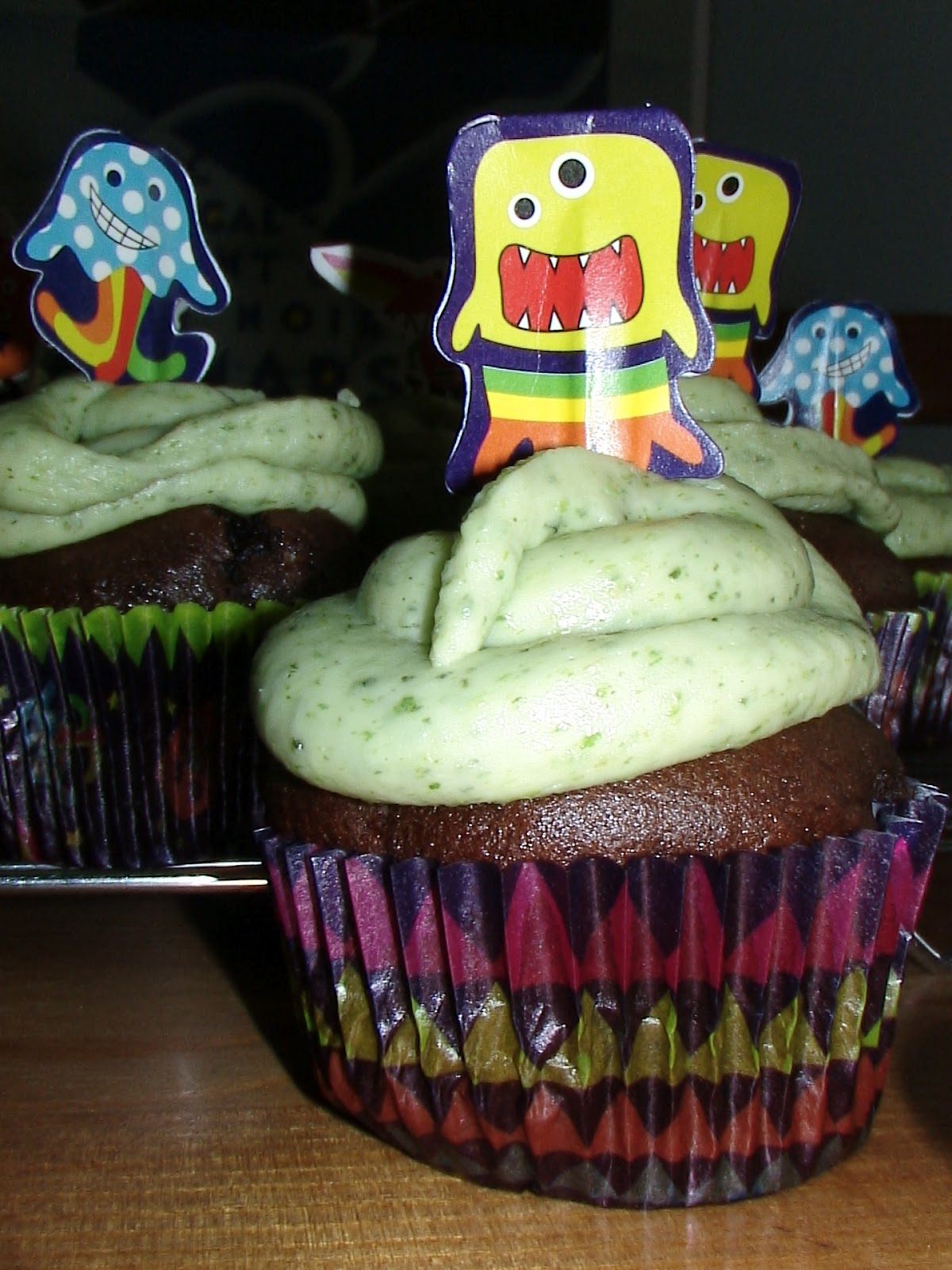 Scary Green Monster Cake Frosting