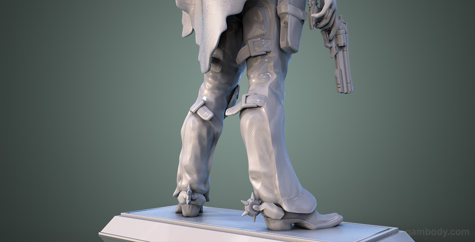 Overwatch - McCree 3D Model | Static Figurine | 3D Printing Designs