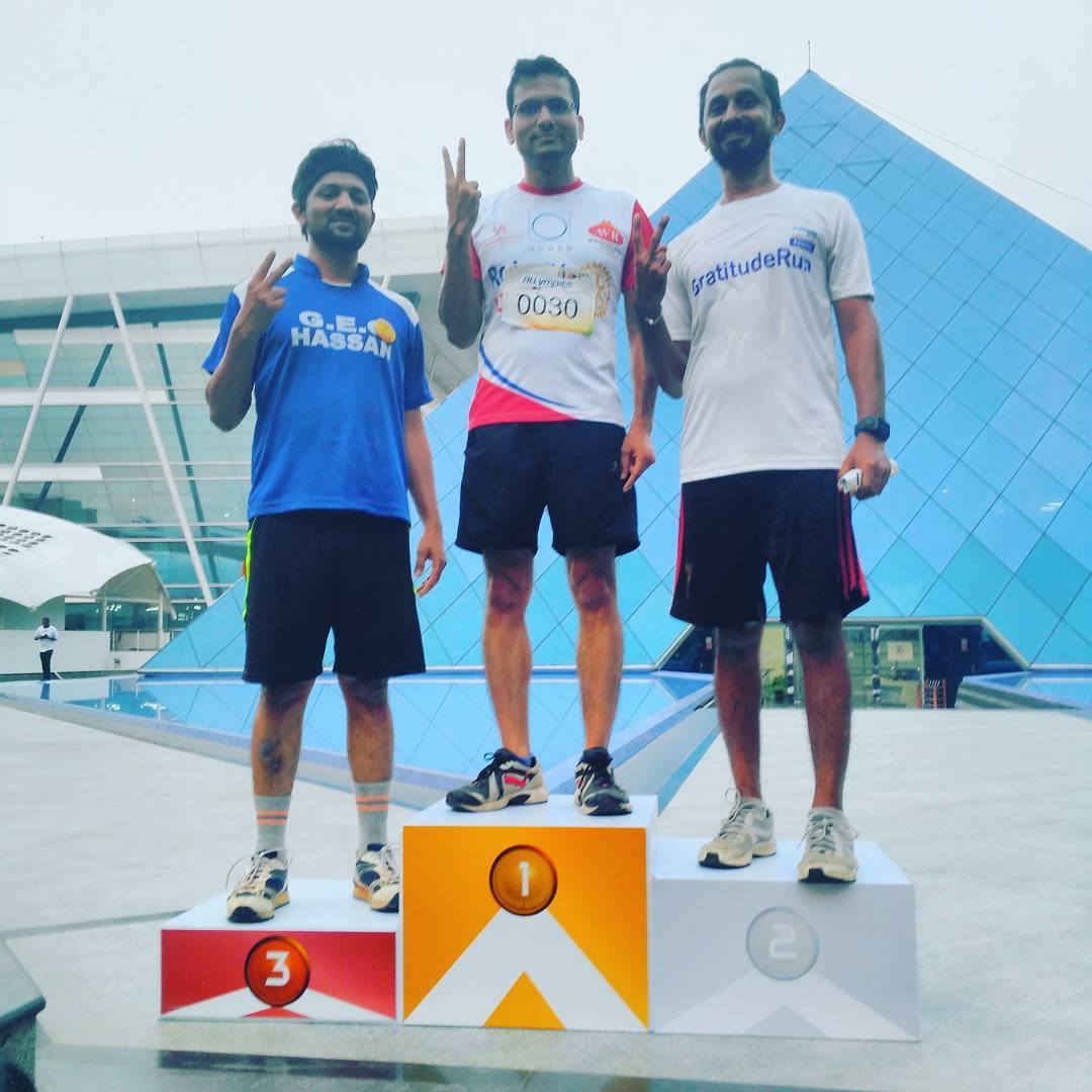 Podium in Edgeverve 5K run | #TheLiveDreams