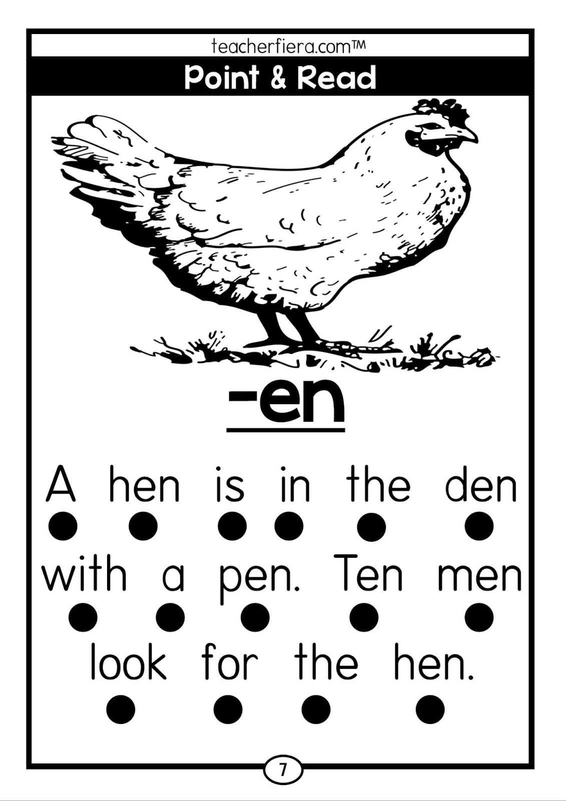 teacherfiera.com: EASY PEASY WORD FAMILIES POINT & READ