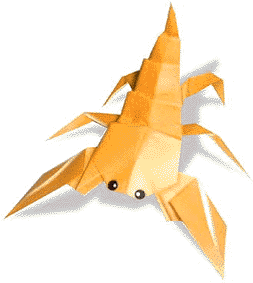 Scorpion - Easy Origami instructions For Kids