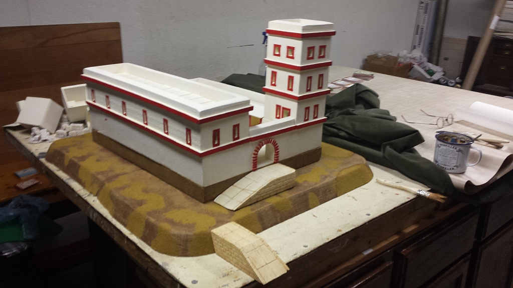 Anton's Wargame Blog: Frontier Fort finally finished and painted