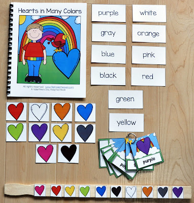 File Folder Heaven Blog: "Hearts In Many Colors" Adapted Book and ...