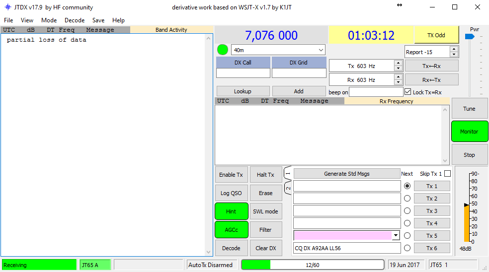 A92AA - Fawaz Salaibeekh : New Release JTDX v17.9