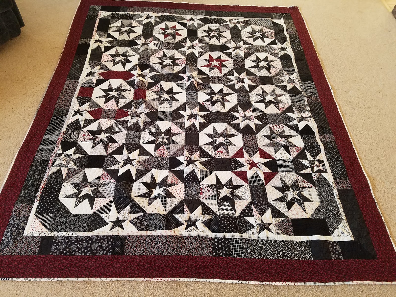 Dreamworthy Quilts: Deana: A bleeding quilt is fixed!