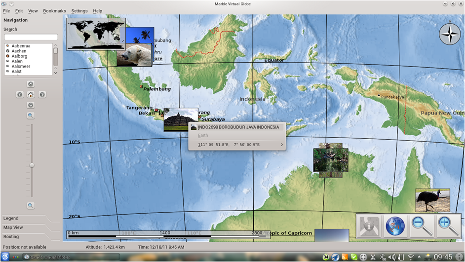Marble Virtual Globe | Lentera Geosfer Indonesia