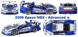 Papercraft - 2009 Epson NSX -Super GT - Papercraft4u | Free Papercrafts ...