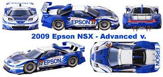Papercraft - 2009 Epson NSX -Super GT - Papercraft4u | Free Papercrafts ...