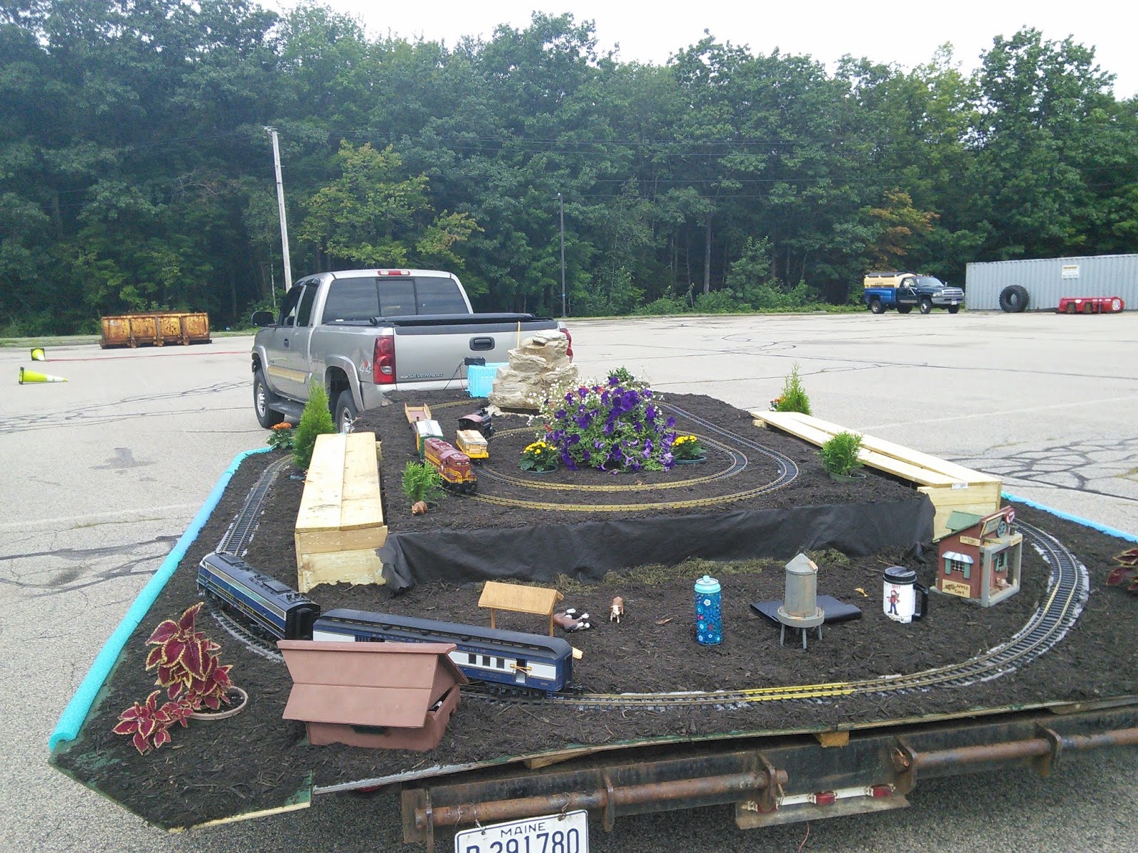 header: MGRS Train Display and Parade Float at the Mill Field Festival ...