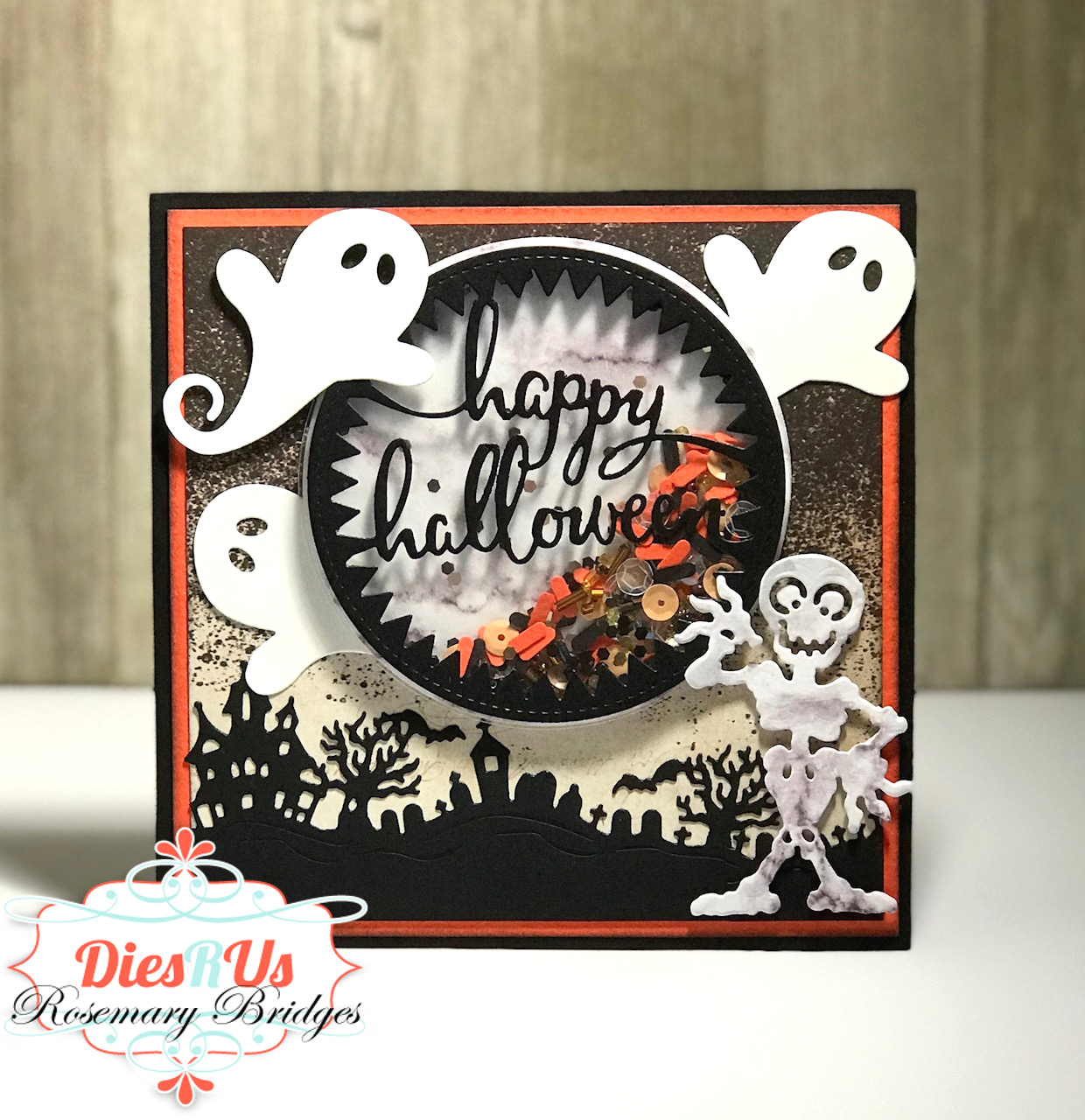 Dies R Us: Happy Halloween Shaker Card!
