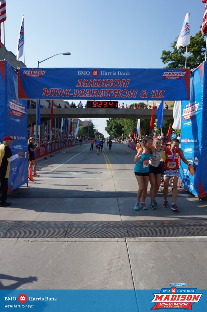 Faith in humanity restored ~ Madison Mini Marathon 2017