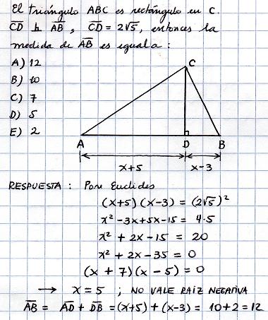 psu-matematicas: Desafío - Teorema de Euclides