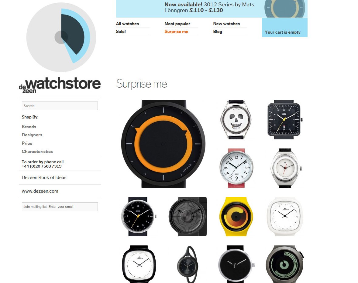 Hoshiikamo Times : Scandinavian stories: DEZEEN WATCH STORE & HYGGE (腕 ...