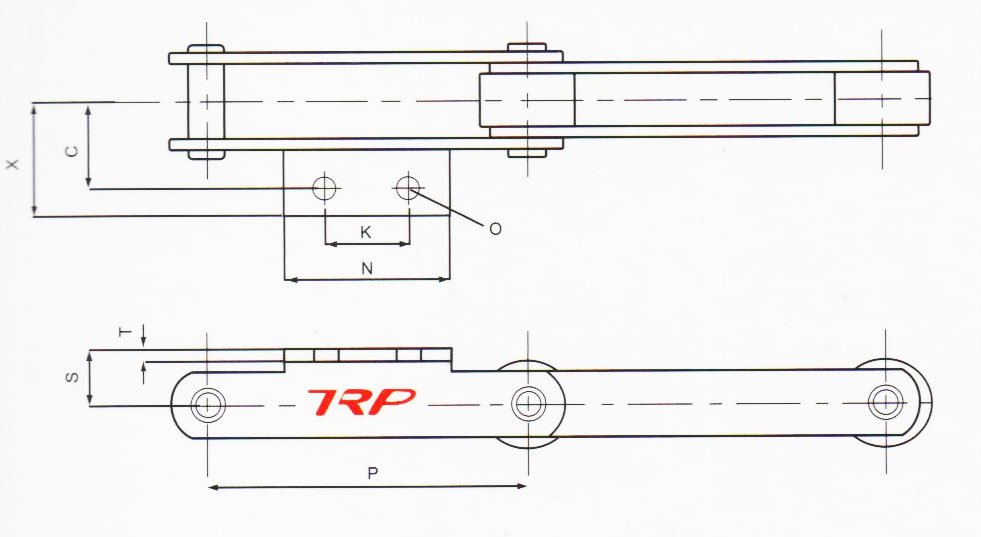 PALM OIL CONVEYOR CHAIN : TRP