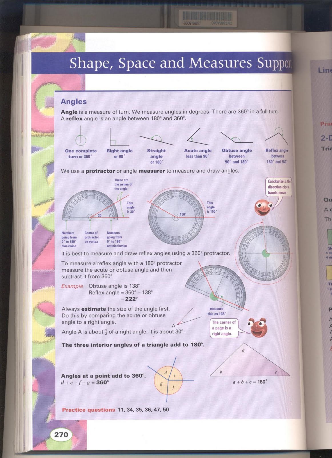 5A 2010: Some facts to help you revise 2D shapes and angles
