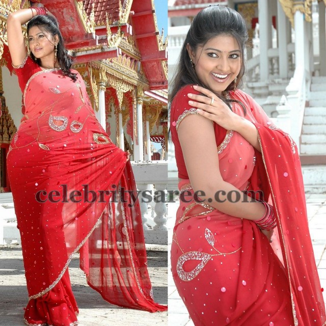 Sneha Red Sarees Collection - Saree Blouse Patterns