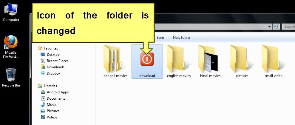 steps to change icon of a folder | steps for daily computing
