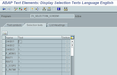 ABAP Learnings - VADIVELKRISHUV: Program - Selection Screen design