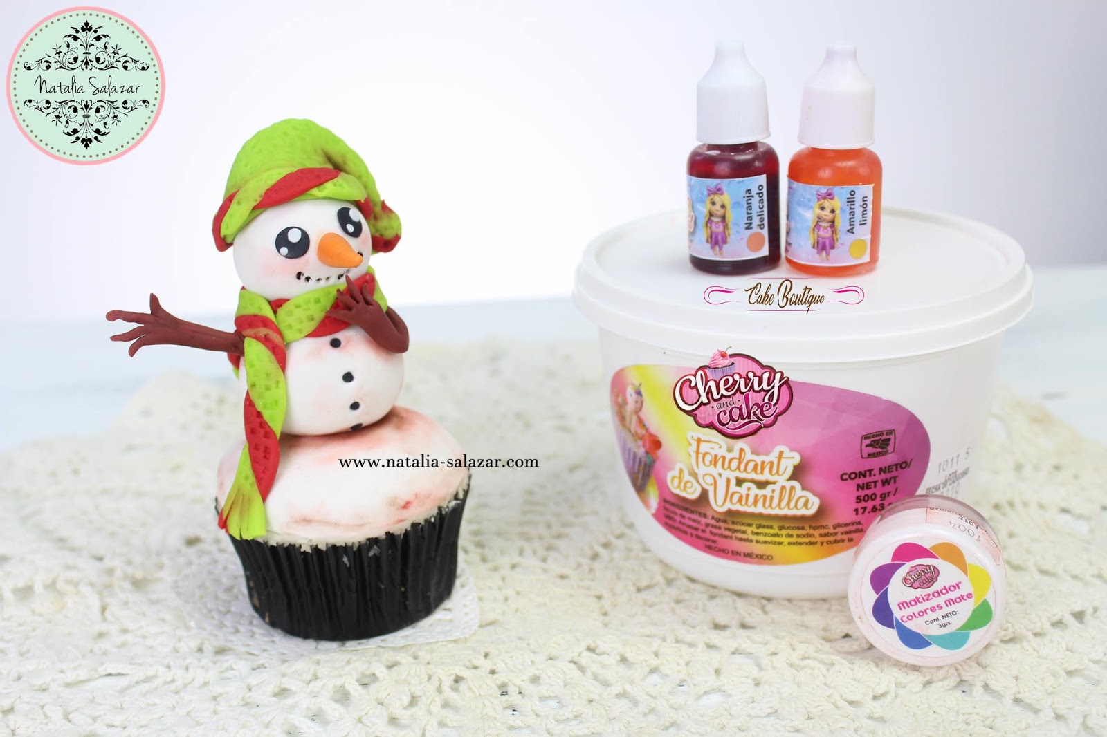 Cómo modelar un muñeco de NIEVE TIERNO en fondant