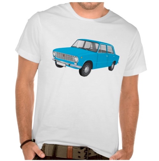 Fiat 124 T-shirt | Car shirts | Classic, retro and vintage cars